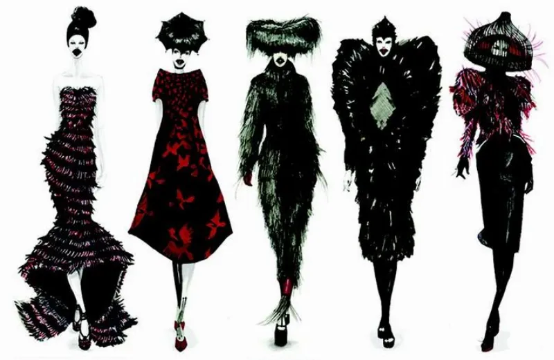 La influencia del color negro en el estilo Dark